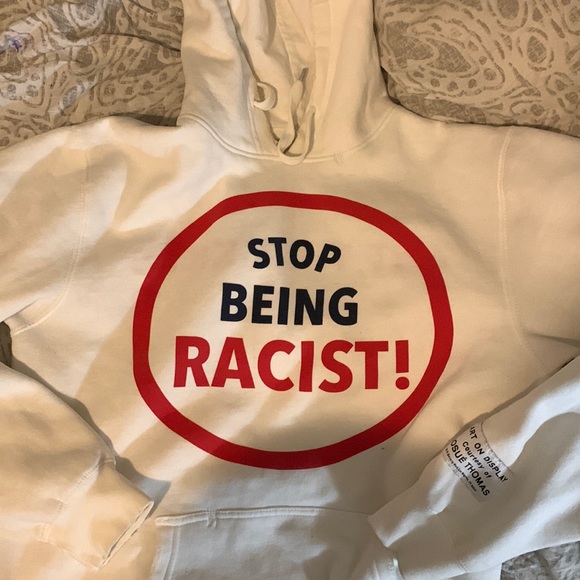 Gallery Dept | Shirts | Gallery Dept Stop Being Racist Hoodie | Poshmark